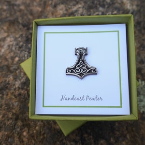 Viking Thors Hammer Lapel Pin- CC695- Celtic, Viking, and Thor Pins - Etsy