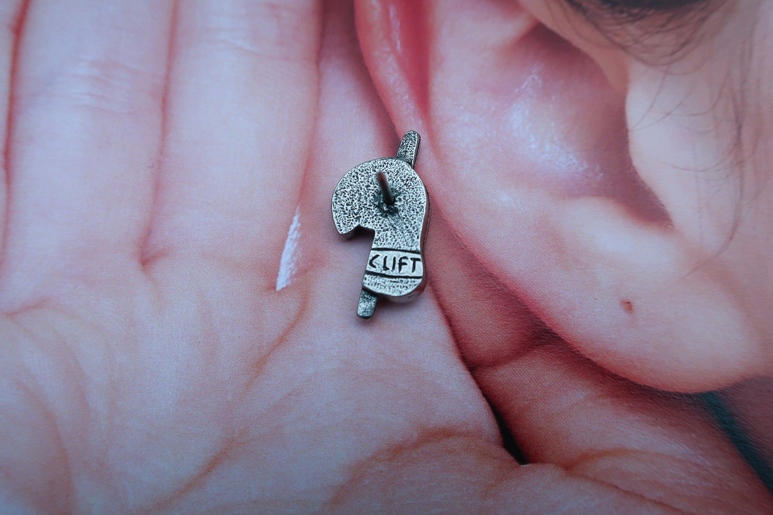 Hard of Hearing Pewter Lapel Pin- Deaf, Hearing, Hearing Loss, and ...