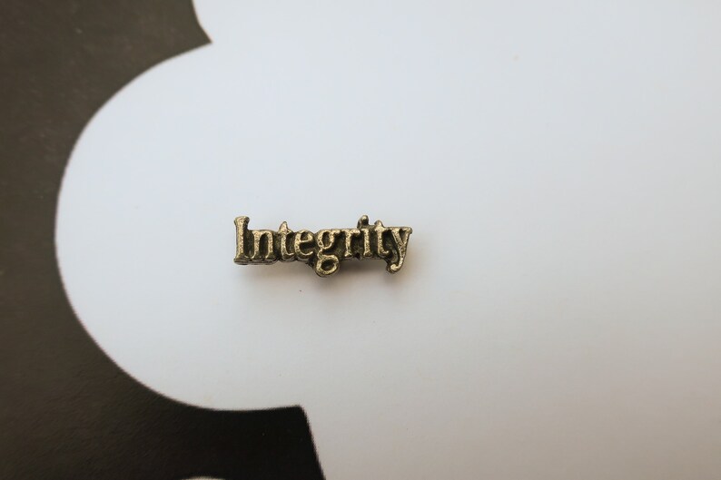 Integrity Lapel Pin CC404 Employee and Student Recognition - Etsy