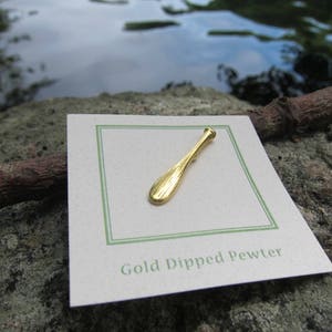 Gold Canoe Paddle Lapel Pin-cc524g Boat, Boating, Camp, and Camping ...