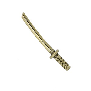 Gold Samurai Sword Lapel Pin- CC511G- Katana, Japanese Swords, Feudal ...