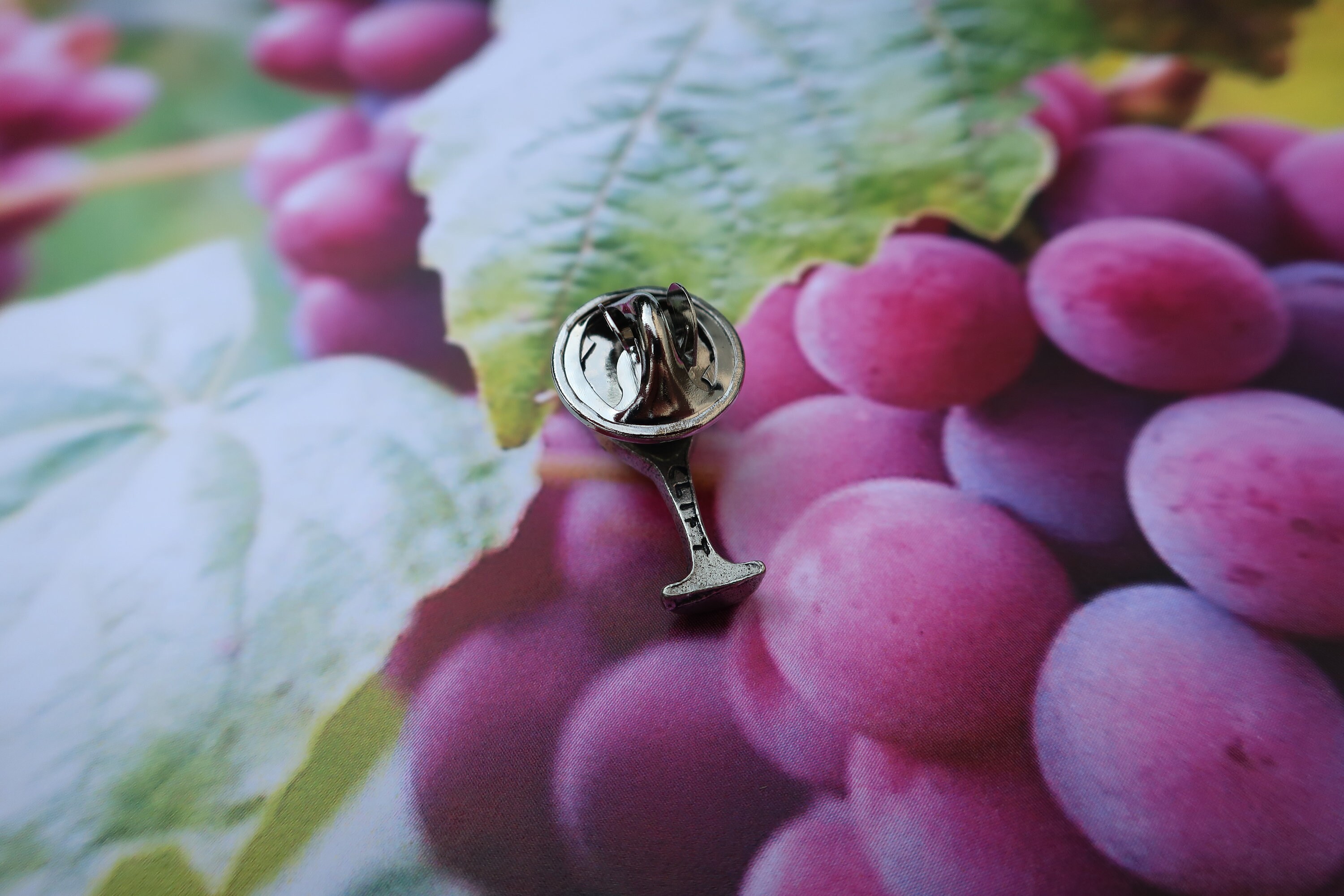Wine Glass Lapel Pin Cc260 Wine Winery Vineyard Etsy