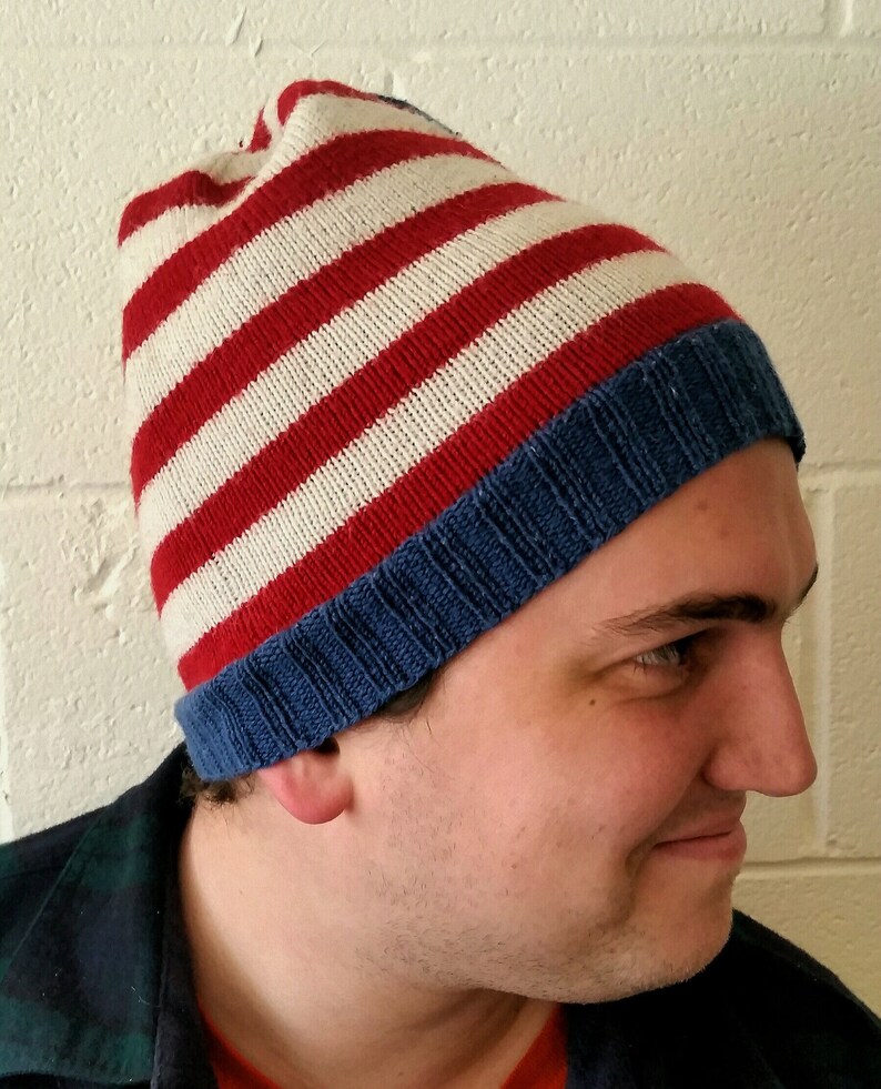 Fleece-lined Stars and Stripes Hat Pattern - Etsy