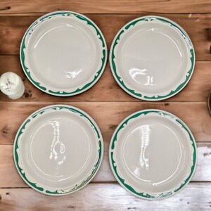 Vintage Shenango China Salad Plates: Wintergreen Restaurant Ware, Set ...