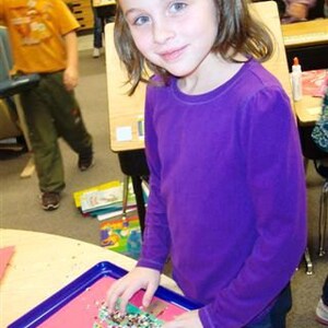 Large Tidy Tray - Craft Tray and Child Activity Tray- Glitter and ...