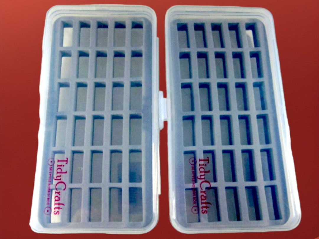 M Style Bobbin Storage Box: Quilting Machine Bobbin Organizer (set of 2 ...