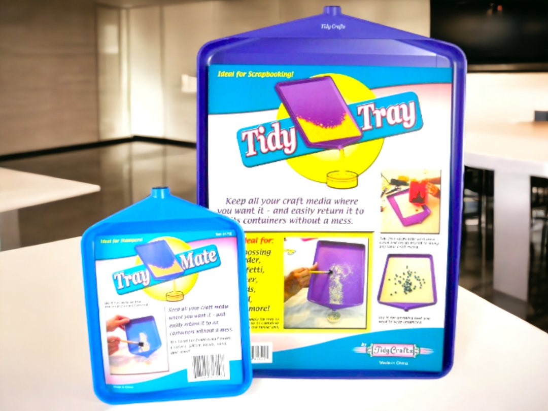 Buy Tidy Crafts Tidy Tray Combo, 6 by 8-inch and 10 by 14-inch, 2-pack ...