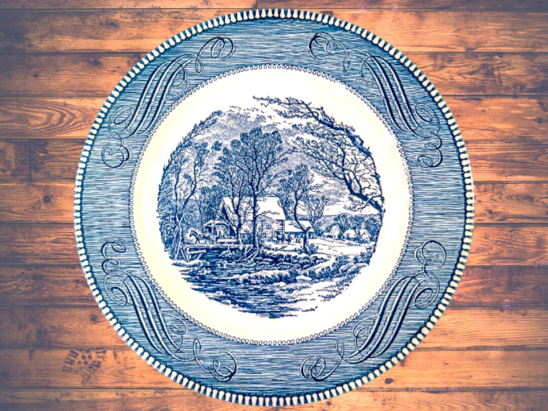 Currier And Ives The Old Grist Millnull