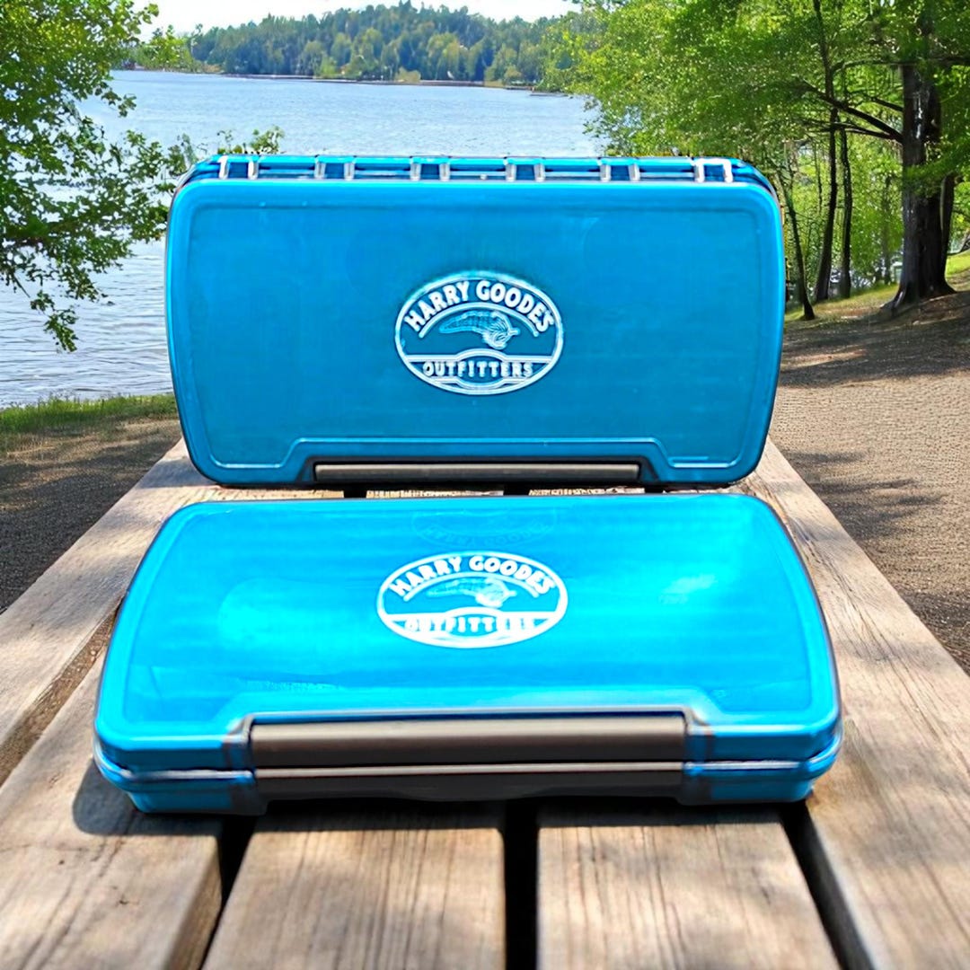 Large Waterproof Fly Fishing Box Set: Deep Slit Foam Streamer Storage ...