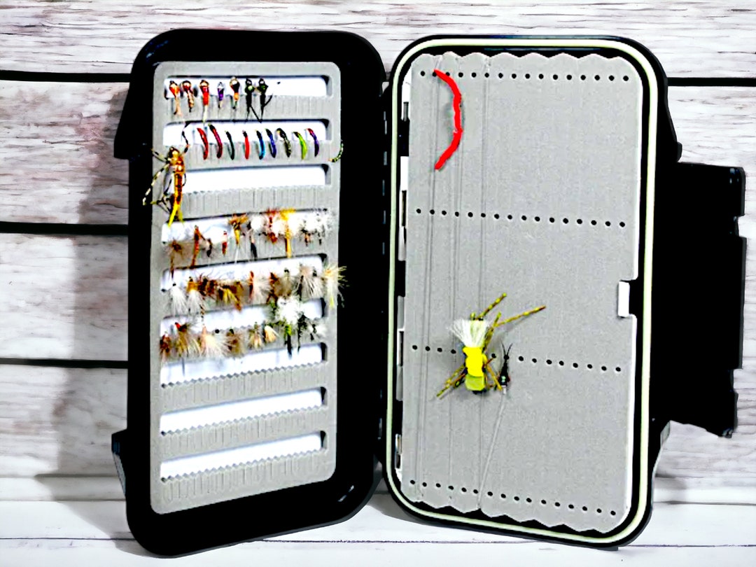 Swing Leaf Dropper Rig Fly Fishing Box Stores 7 of Your Pre-tied ...