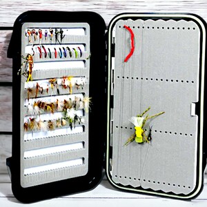 Swing Leaf Dropper Rig Fly Fishing Box Stores 7 of Your Pre-tied ...