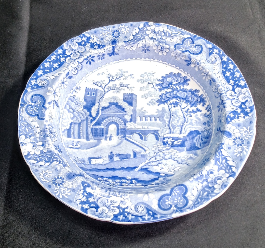 Spode Castle Dinner Plate Circa 1820 Lovely Backstamp: - Etsy