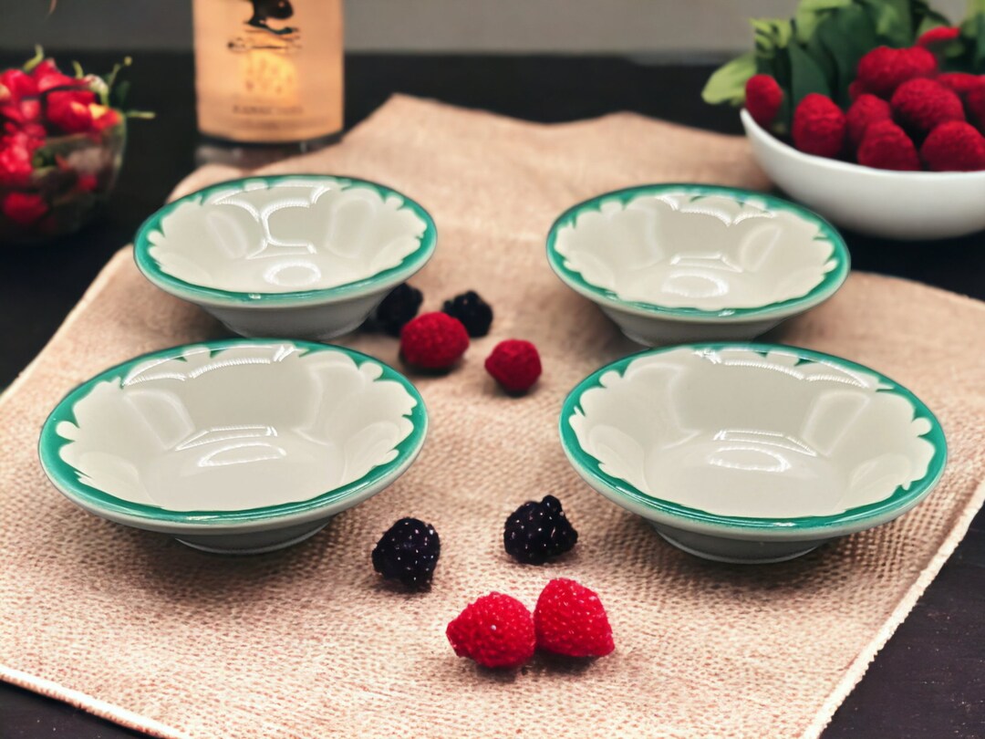 Set of 4 Shenango Buffalo China Restaurantware Berry Bowls, Measuring 4 ...