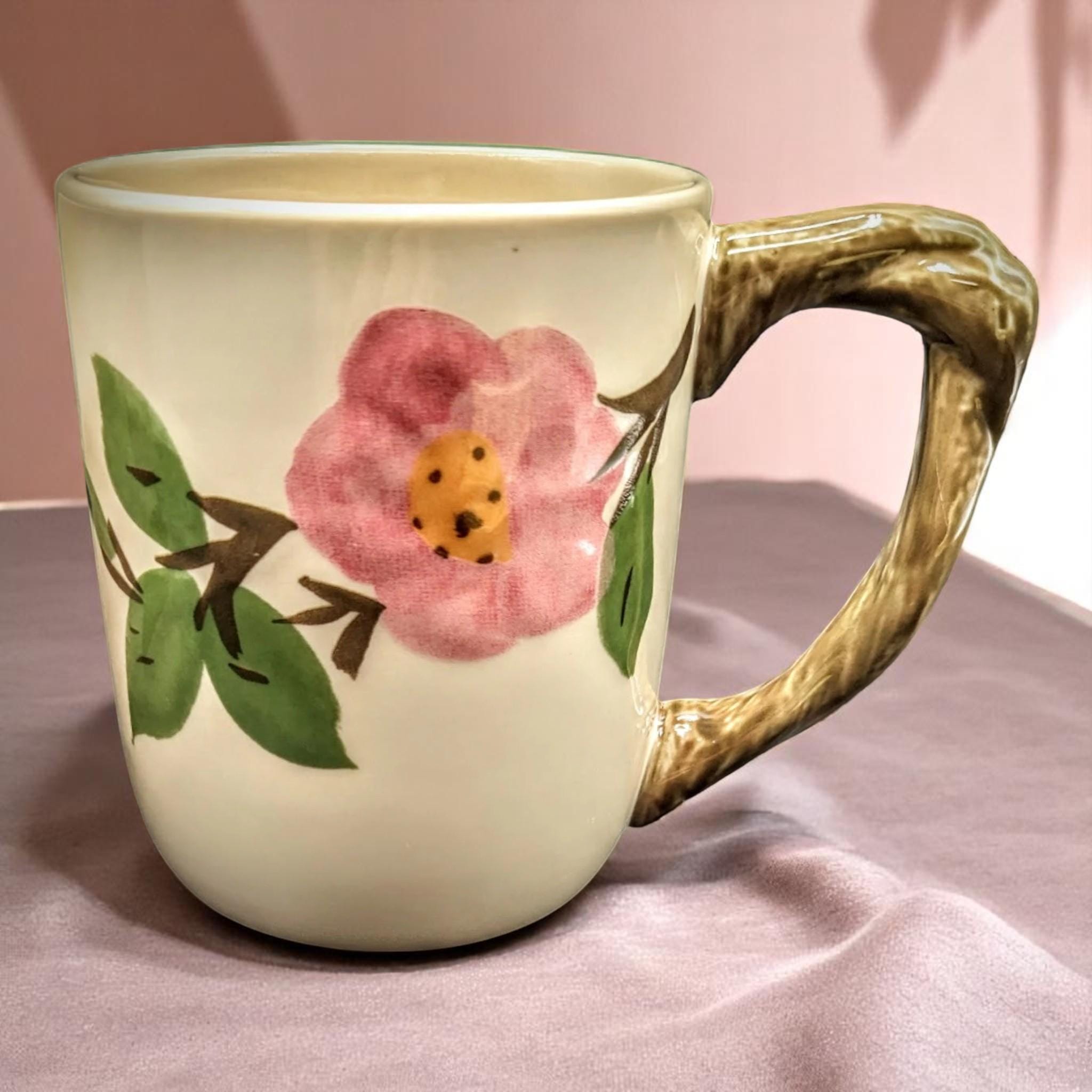 Set of 2 Vintage Franciscan Desert Rose Mugs Made in USA - Etsy