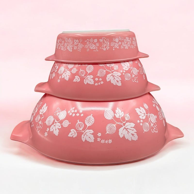 Pink Pyrex Bowls - Etsy