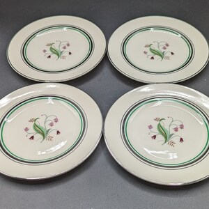 Vintage SET OF 4 Vintage Old Ivory Syracuse Corabel China 6.25 Inch ...