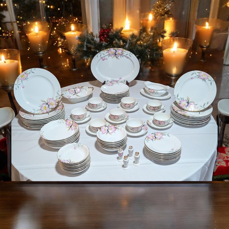 Antique China Dinnerware Sets - Etsy