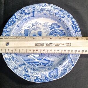 Antique Spode Castle and Bridge Dinner Plate Circa 1820 Lovely With ...