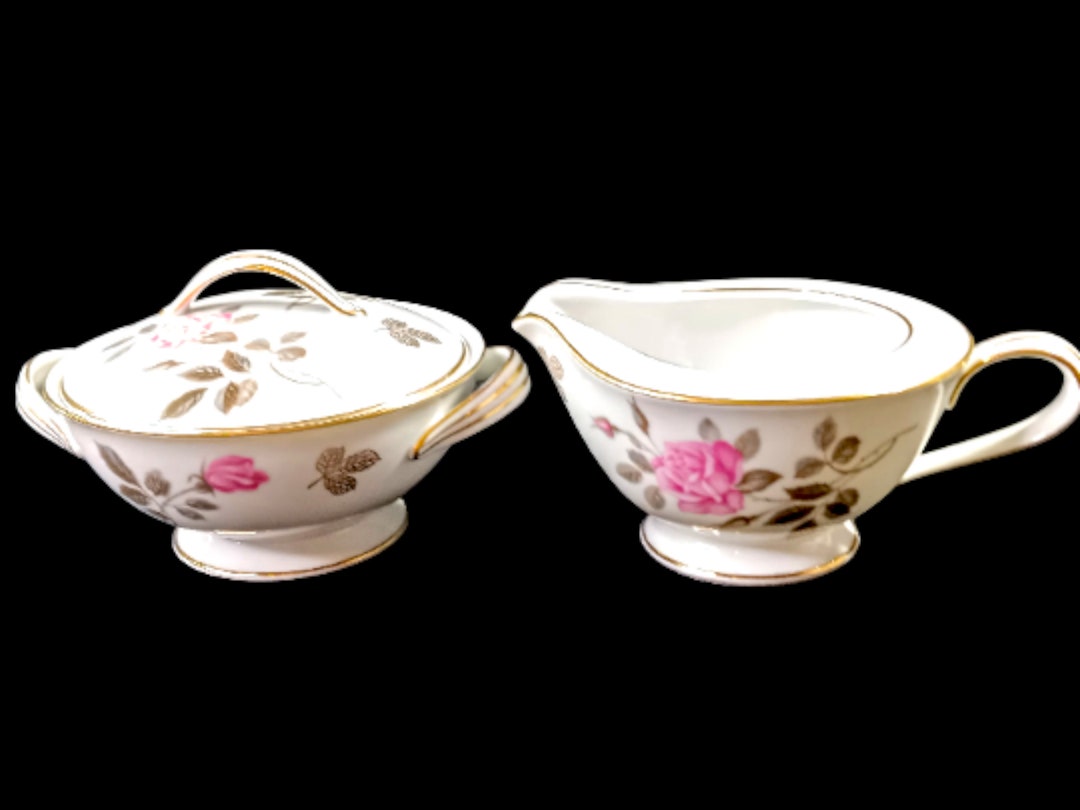 Rare Gorgeous Noritake 5475 Pattern Creamer and Sugar Bowl With Lid ...