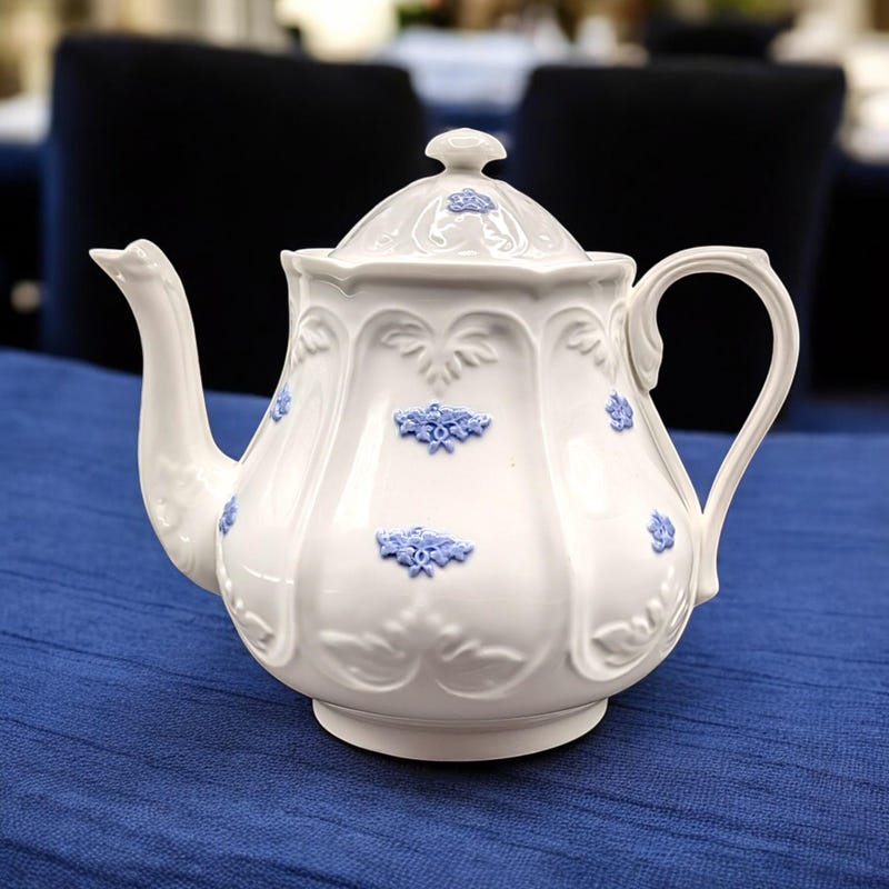 Embossed Teapot - Etsy