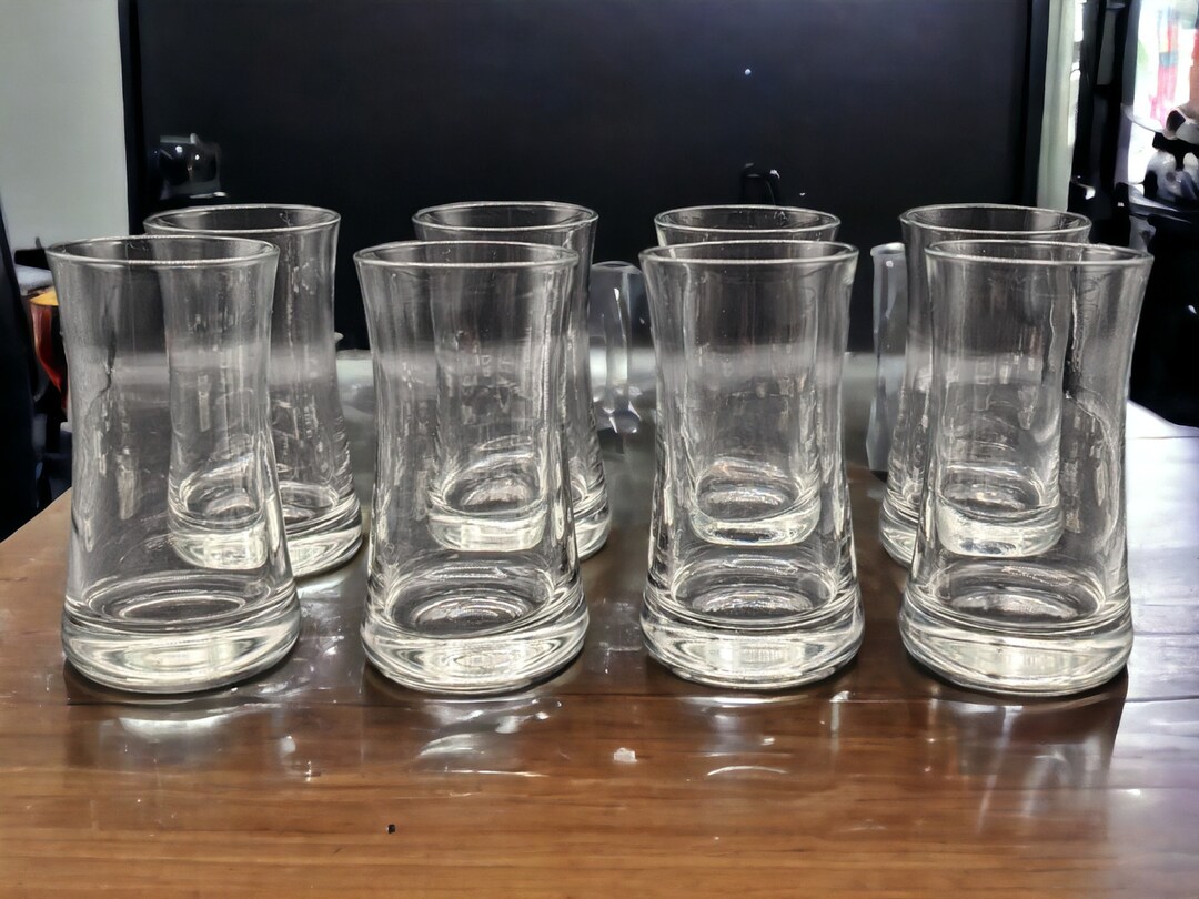 Ocean Aloha Glass Water & Juice Glasses Clear, Set 0f 8 - Etsy