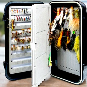 Swing Leaf Dropper Rig Fly Fishing Box Stores 7 of Your Pre-tied ...