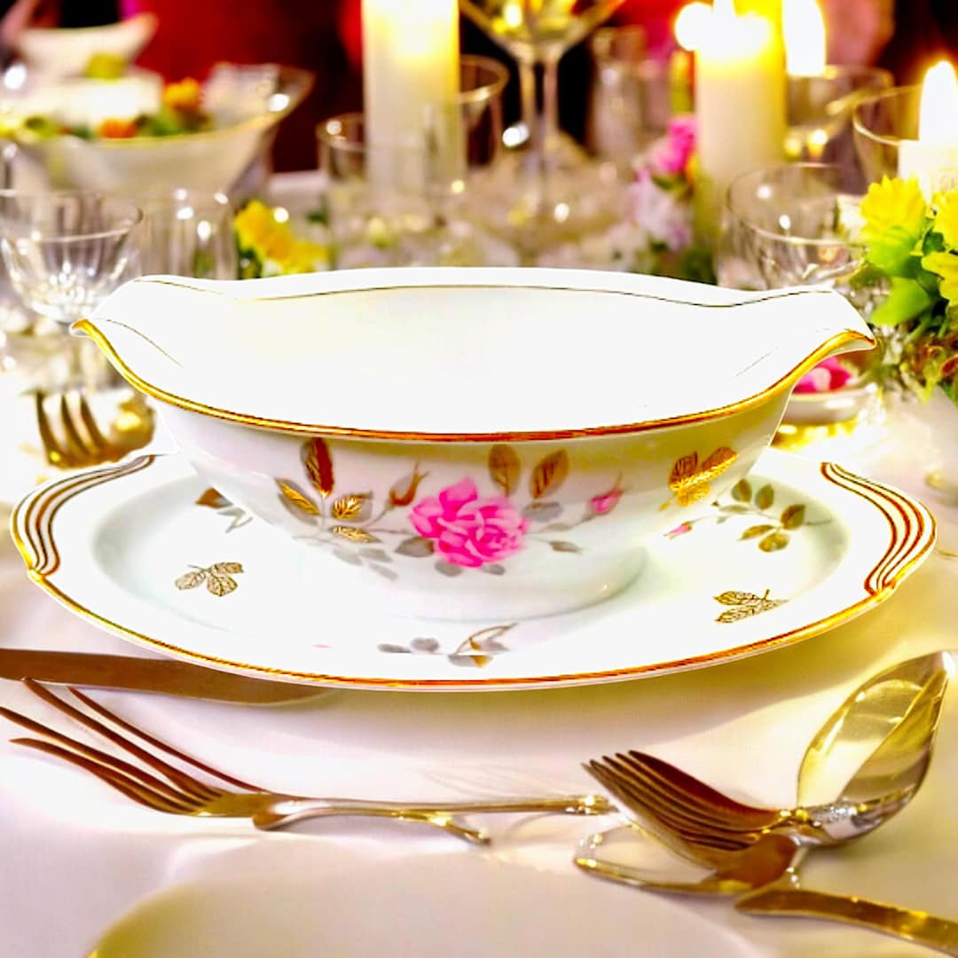 Vintage Noritake 5475 Pattern Gravy Boat Pristine Condition Early 1950 ...