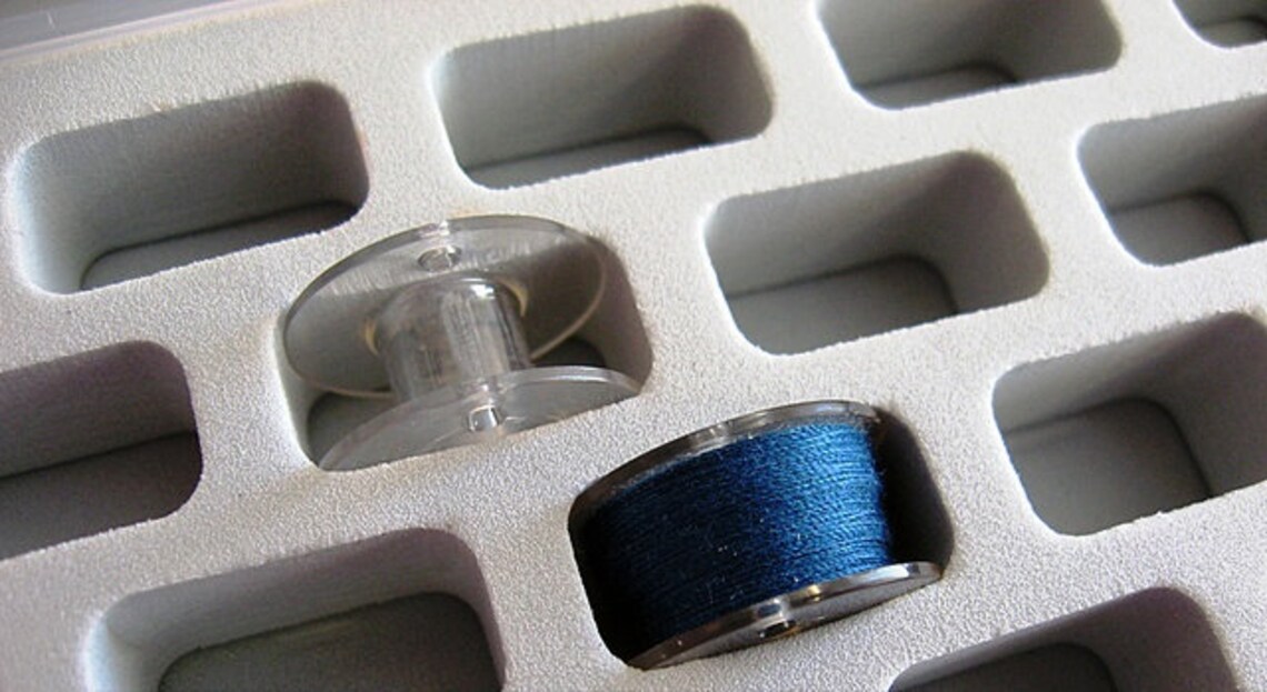 Tidy Crafts Bobbin Box: 28 Pre-wound Assorted Color Bobbins - Etsy