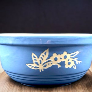 Vintage Cameoware 8 1/2 Ceramic Mixing Bowl by Harker Pottery USA Light ...