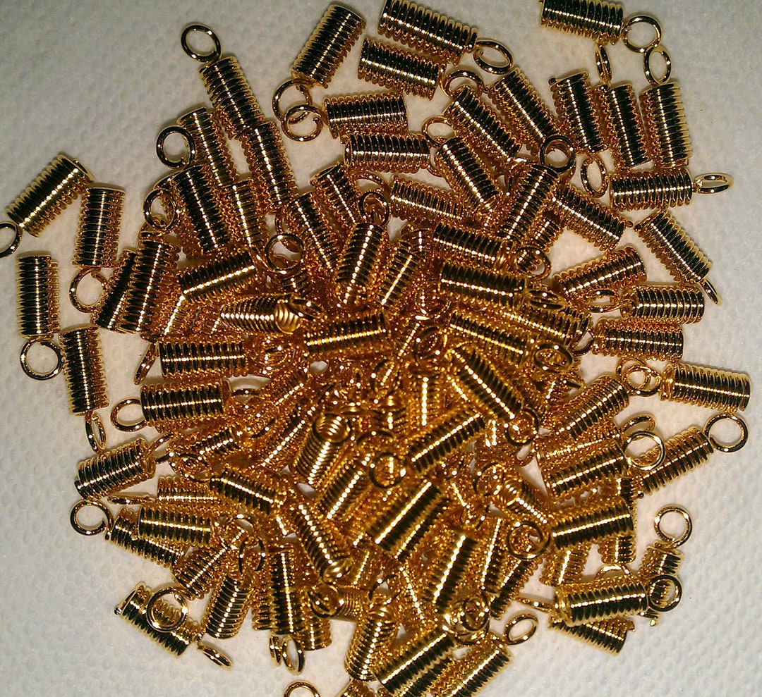 Coil Crip Ends for 2 Mm Leather - Etsy