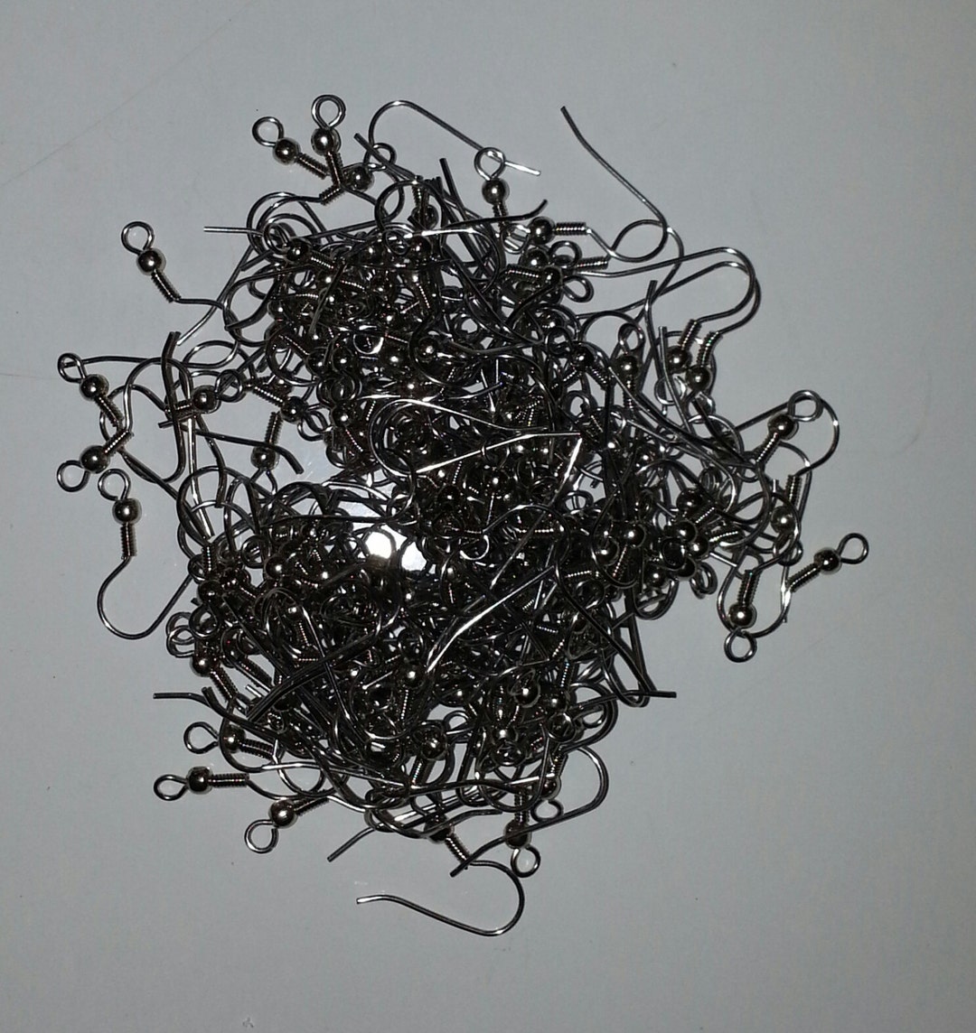 Surgical Steel Coil and Ball Earwires - Etsy