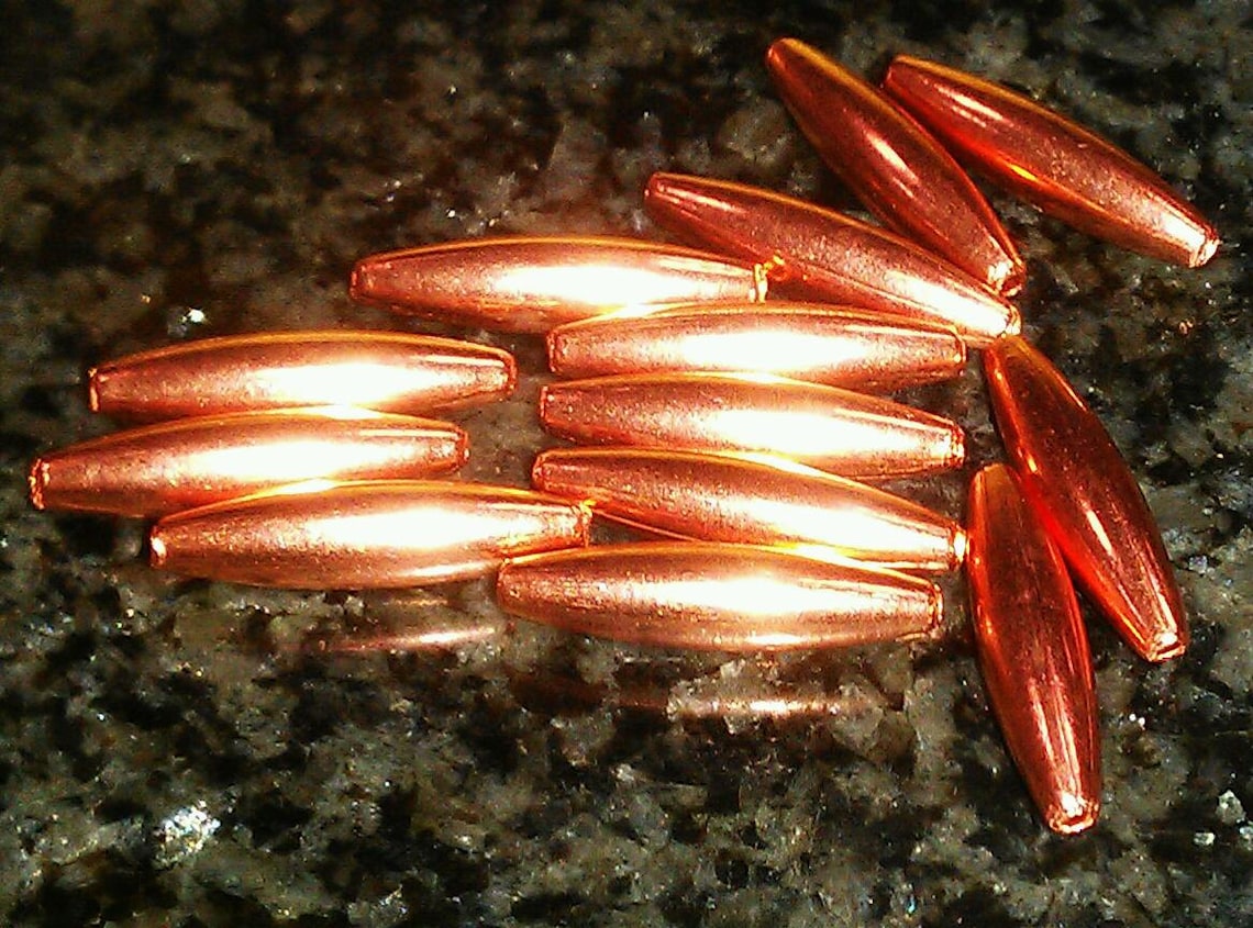 5 X 19 Mm Oval Solid Copper Beads. Made in the USA. - Etsy