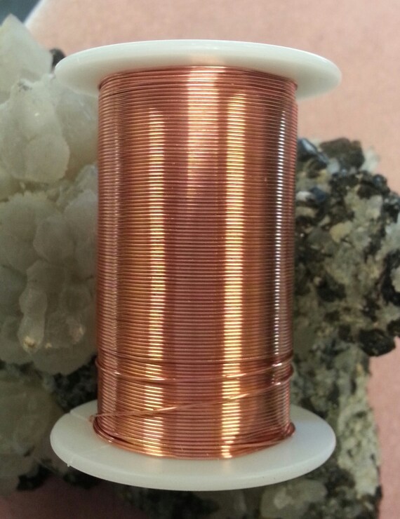 24 Gauge Round Copper Wire Beadsmith Tarnish Resistant | Etsy