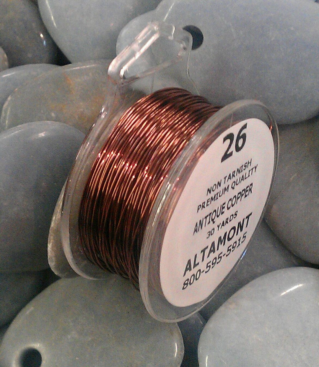 26 Round Antique Copper Wire - Etsy