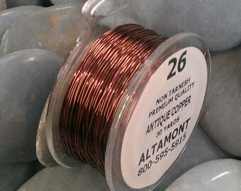 Antique Copper Jewelry Wire Half-hard Thickness 28, 26, 24, 22, 20, 18 ...