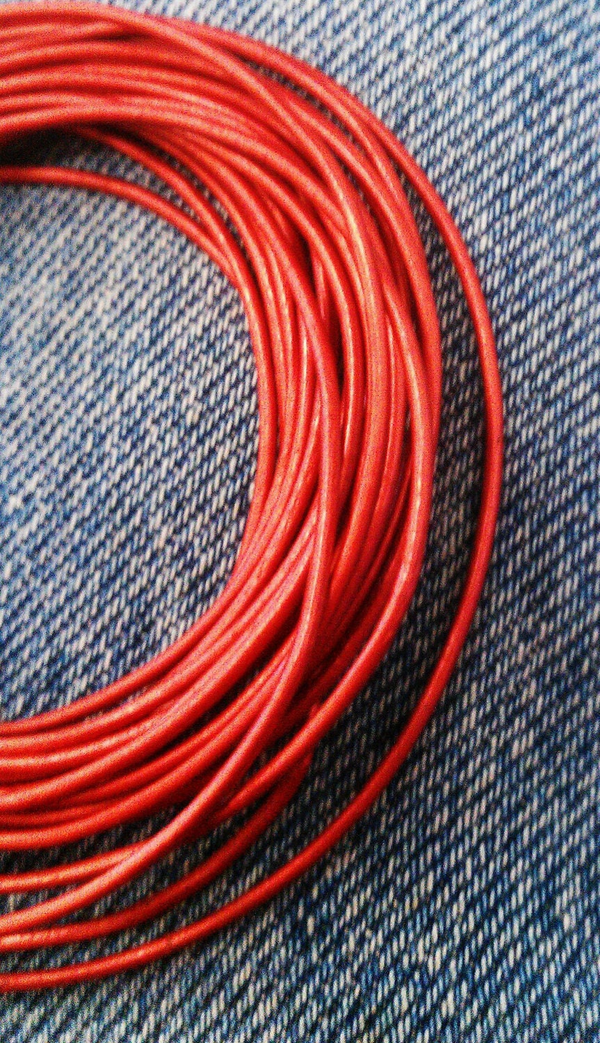 Half Mm Copper Color Leather 12 Feet - Etsy