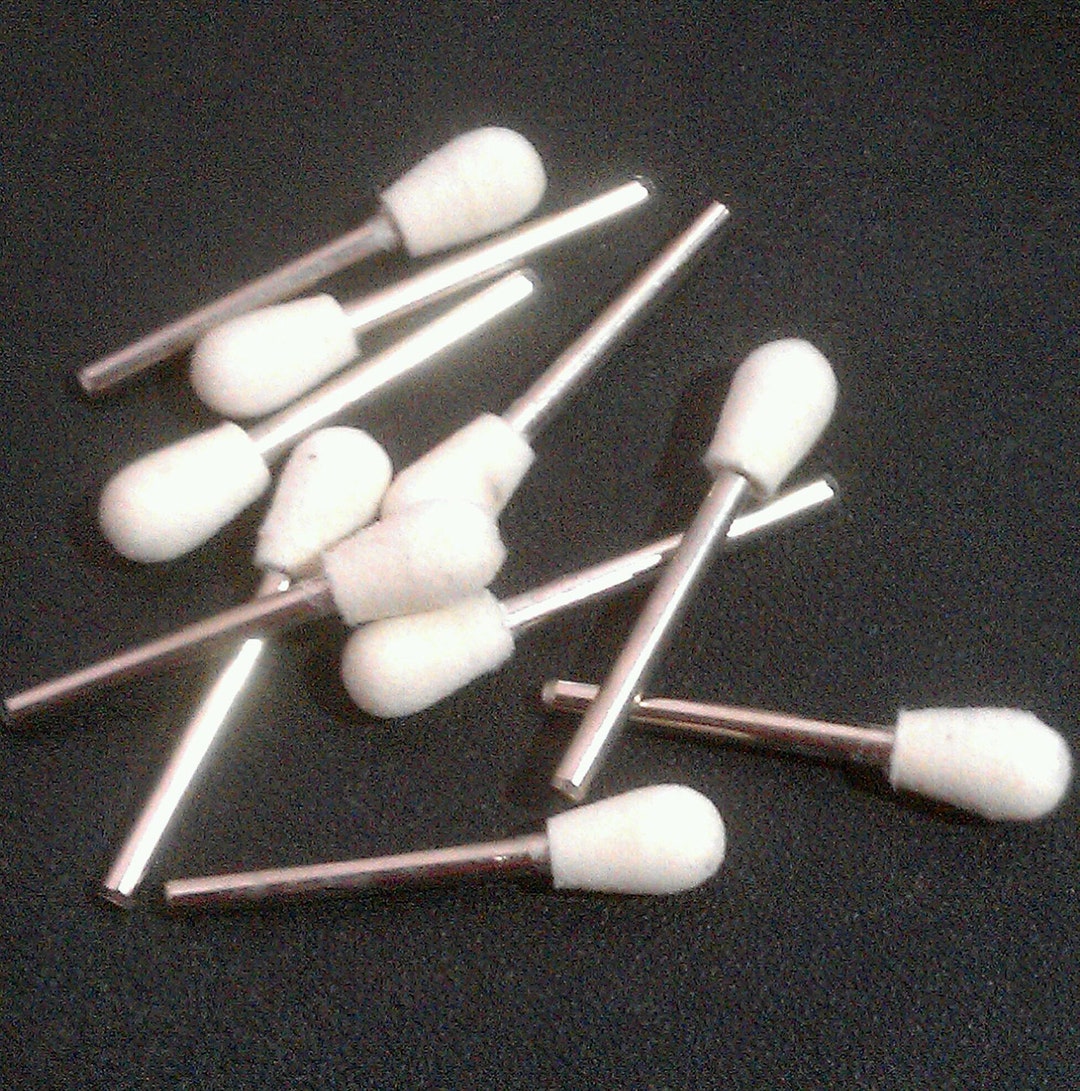 9 Mm Swab Shape Felt Polishing Burr - Etsy