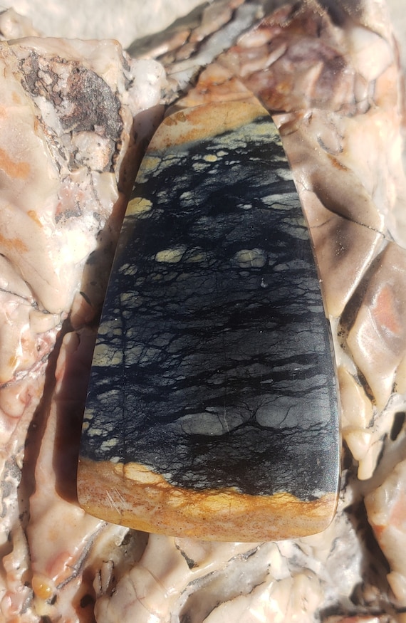 Picasso Marble from Utah Cabochon PMUC1C | Etsy