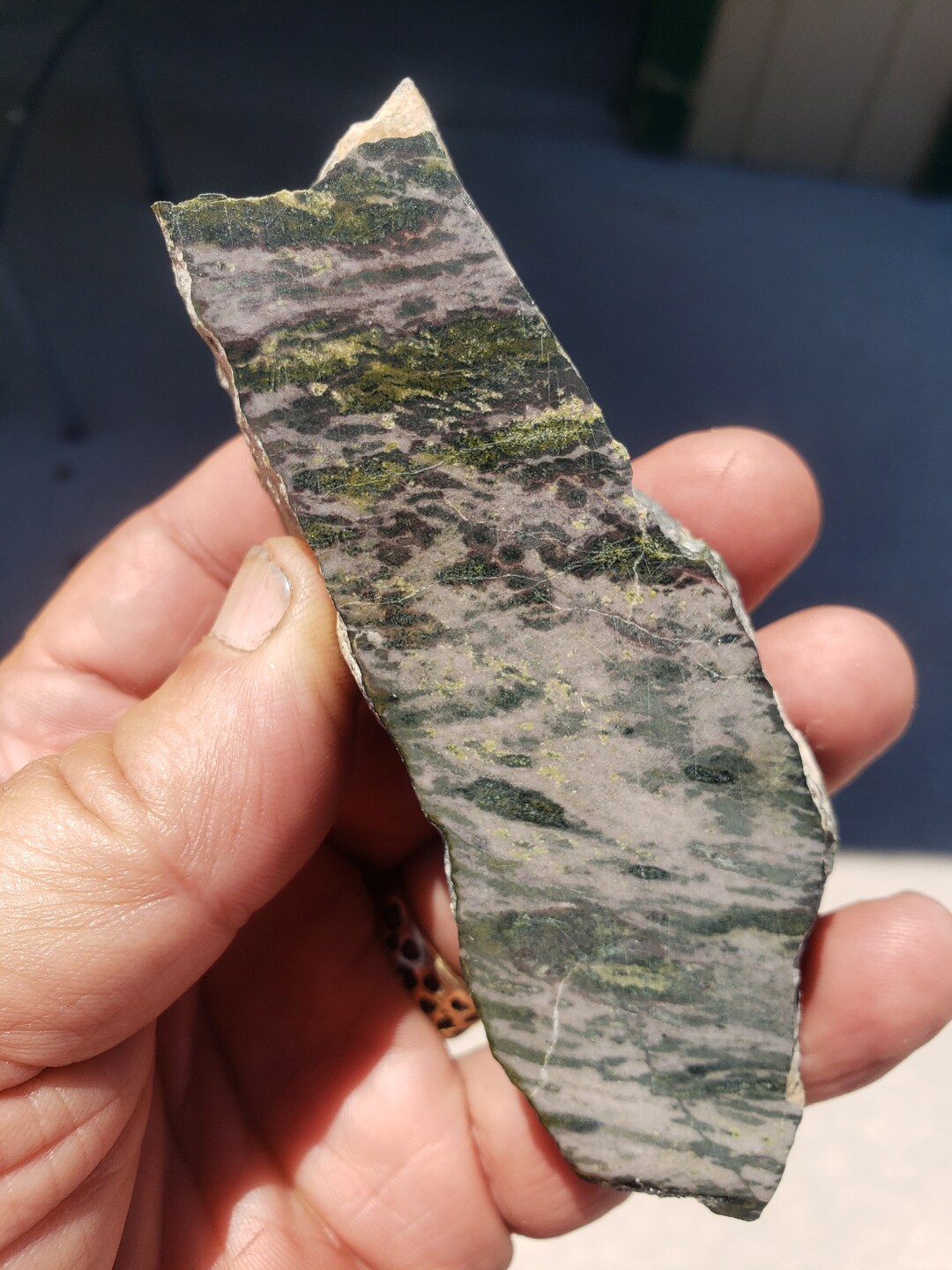 Green Banded Rhyolite Polished Specimen GBRPS1 - Etsy