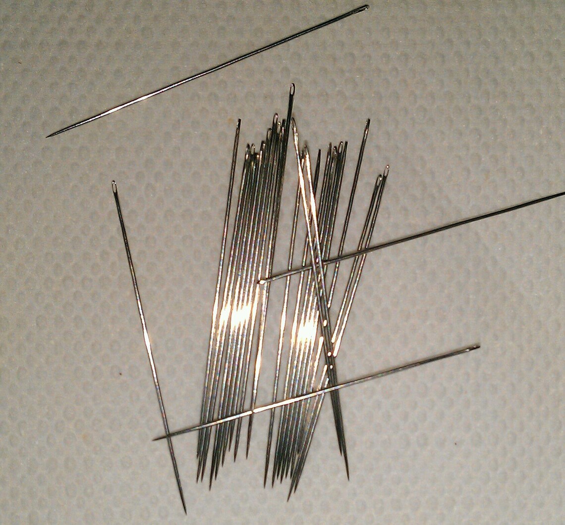Size 10 Beading and Sewing Needles. - Etsy