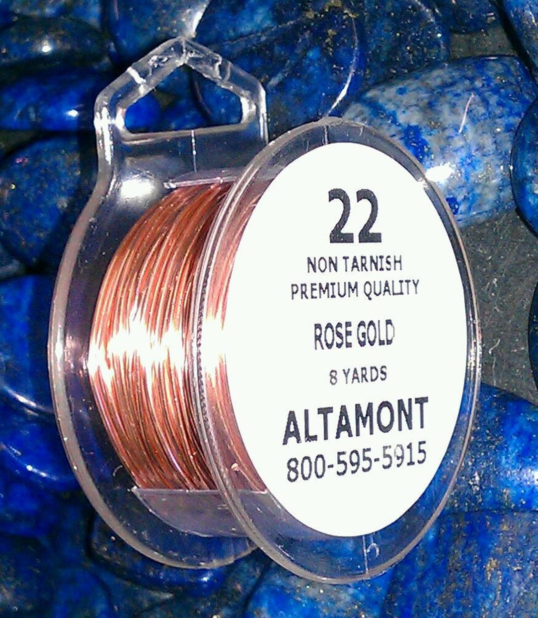 Rose Gold Colored Copper Wire 22 Gauge - Etsy