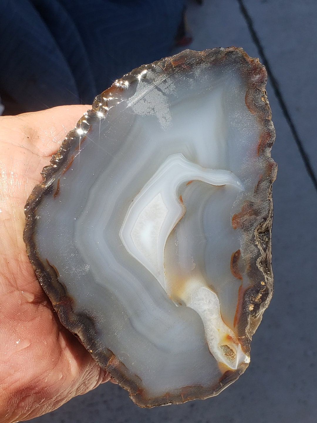 Banded Agate Rough BBAR1G - Etsy Singapore