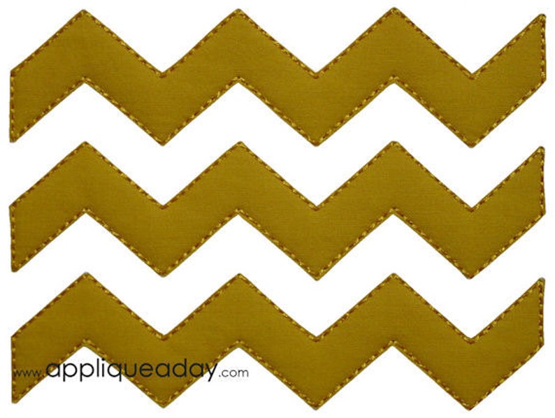 Chevron Applique Design (machine Applique Embroidery Design) Instant ...