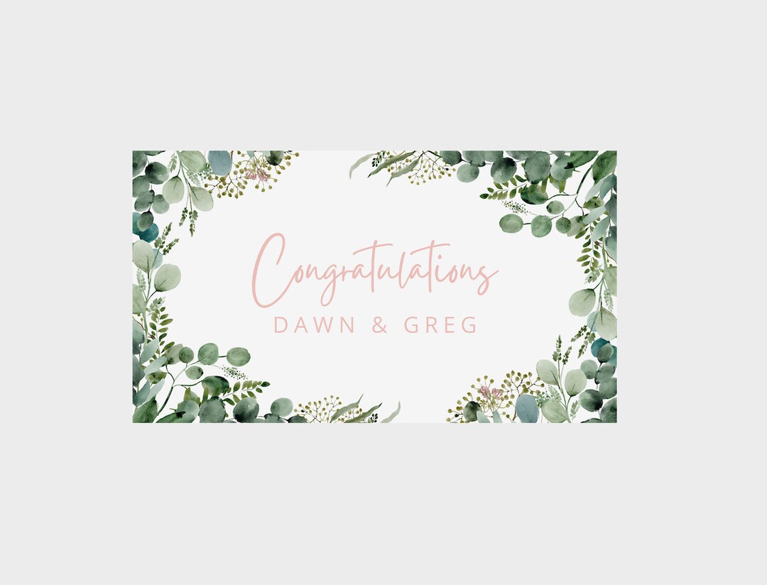 Custom Congratulations FRAME TV Listing - Etsy