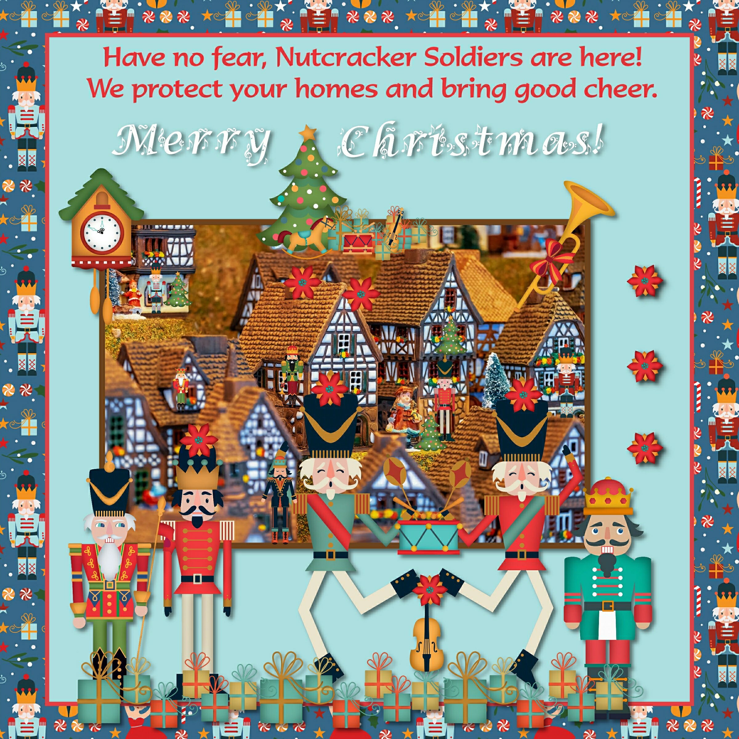 Nutcracker Ballet Digital Scrapbook Kit Digital Papers & Png Elements ...