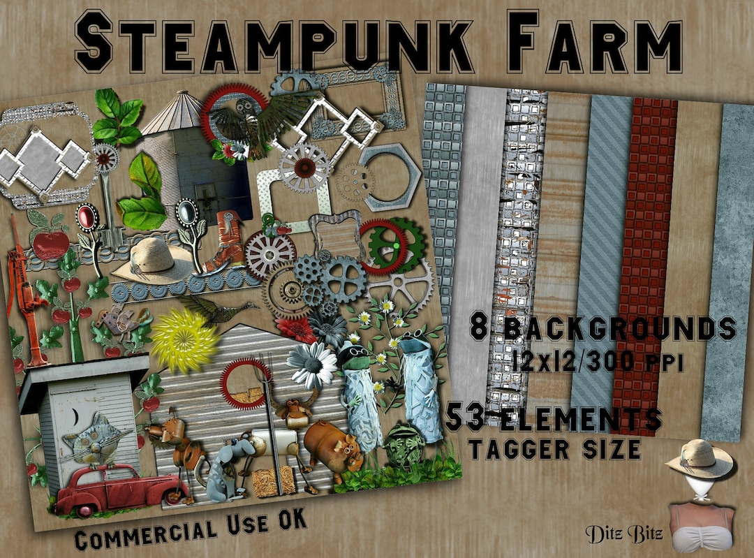 Steampunk Farm - Etsy
