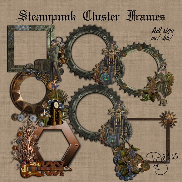 Abstract Steampunk - Etsy