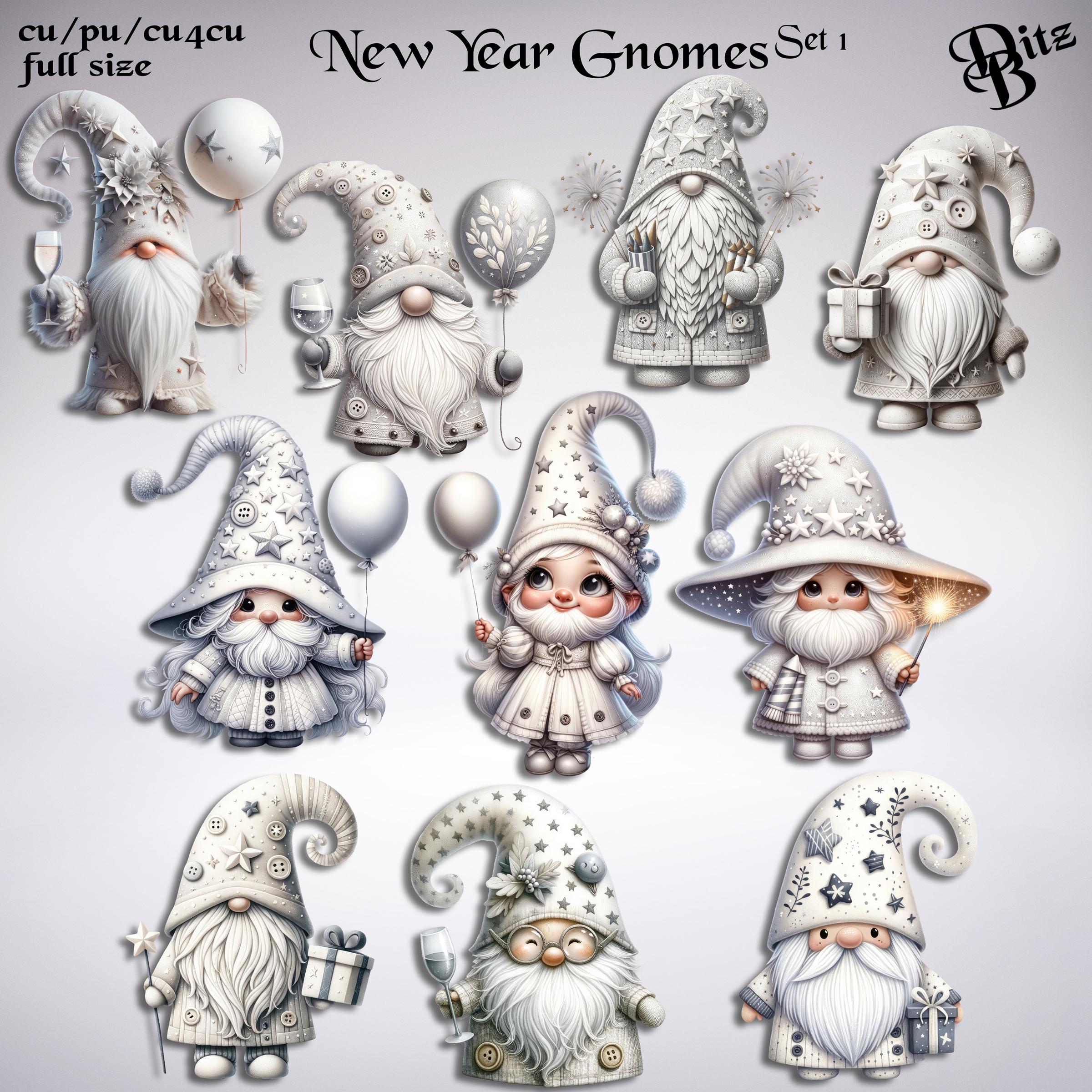 New Year Gnomes Transparent Png Images - Etsy
