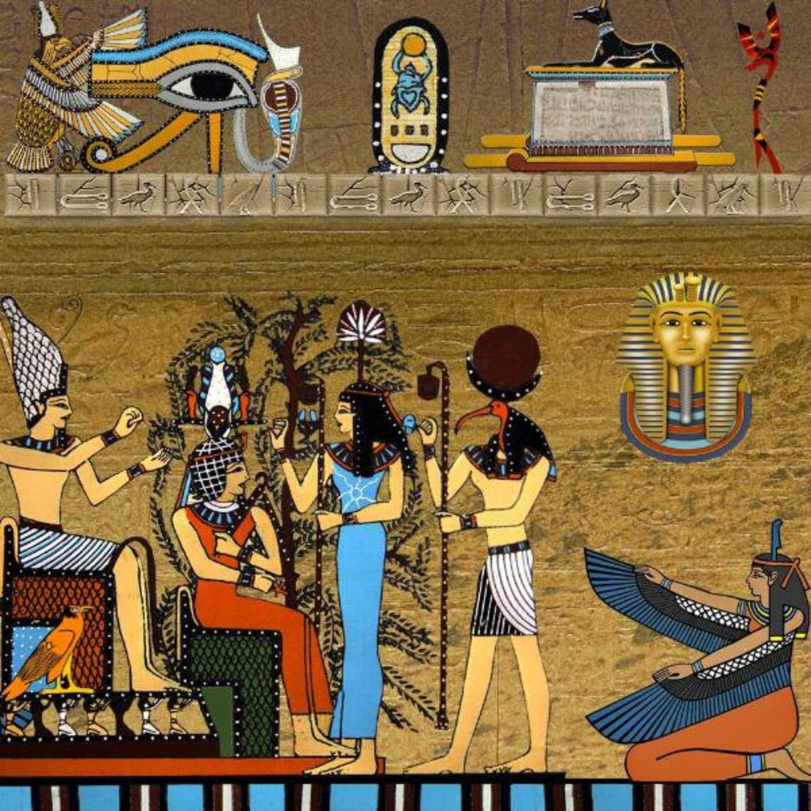 Egypt Digital Scrapbook Kit Jpg, Png - Etsy