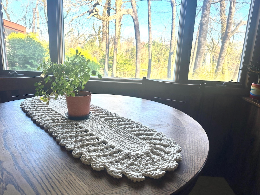 Oval Table Runner - Etsy